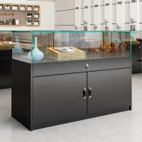 China Luxury Wooden Jewelry and Antique Display Cabinets with LED Strip Lighting, Eco-friendly and Durable, Available in Custom Sizes for sale