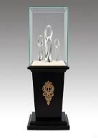 China Luxury Customizable Modern Display Cabinets for Jewelry & Artifact Exhibition with LED Lighting for Luxury Shopping Malls for sale