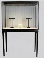 China Modern Luxury Freestanding Jewelry Display Cabinet with LED Lighting for Mall Showcase and Retail Display for sale
