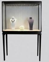 China Modern Luxury Freestanding Jewelry Display Cabinet with LED Lighting for Mall Showcase and Retail Display for sale