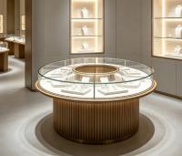 China Custom High-end Creative Jewelry Display case Jewelry Glass Counter Boutique Watch museum Display case for sale