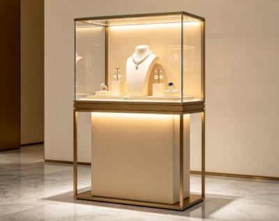 China Customizable Eco-Friendly Waterproof LED Lighting Jewelry Display for Luxury Shopping Malls & Jewelry Stores for sale