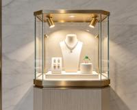 China Customizable Eco-Friendly Waterproof LED Lighting Jewelry Display for Luxury Shopping Malls & Jewelry Stores for sale