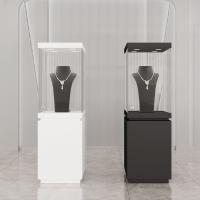 China Customized Glass Jewelry Display Case with LED Lighting Retail Showcase Furniture for Jewelry Store for sale