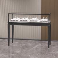 China Luxurious High-leg Jewelry Display Cabinet in a Modern Minimalist Style, Featuring LED Lighting to Perfectly showcase Jewelry for sale