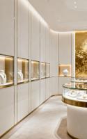 China Factory Wholesale Jewelry Display Cabinet Metal Glass Wood Custom Size Showcase for sale
