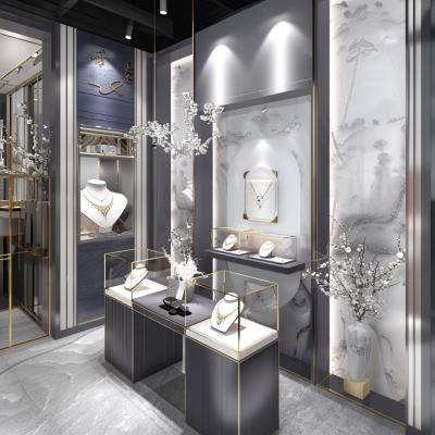 China High End Jewelry Display Cabinet for Ring Earring Necklace Bracelet Show for sale