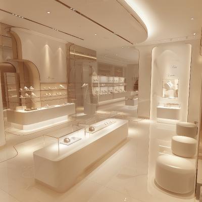 China Luxury Jewelry Showcase for Brand Jewelry Chain Stores for sale