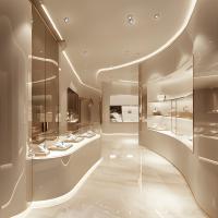 China Luxury Jewelry Showcase for Brand Jewelry Chain Stores for sale