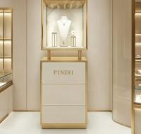 China Luxury Jewellery Counter Display Jewelry Store Furniture Glass Jewelry Display Cabinet with Light Jewelry Cabinet for sale