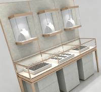 China Custom Luxury Jewelry Wall Mounted & Island Display Cabinet, Glass Counter for Luxury Jewelry Boutiques for sale
