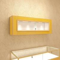 China Luxury Jewelry Store Display Cabinet Made of Wood & Transparent Glass for sale