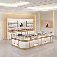 China Custom Size Wood Jewelry Display Cabinet with Glass Front for Jewelry Shop for sale