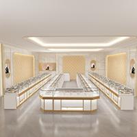 China Custom Size Wood Jewelry Display Cabinet with Glass Front for Jewelry Shop for sale