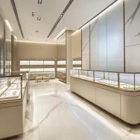 China Commercial Wooden Jewelry Display Case with Glass Window for Store Interior for sale