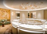 China Luxury Wood Body Jewelry Showcase with Glass Display Area for Shop Fitting for sale