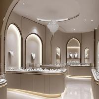 China Fashionable Luxury Jewelry Display Cases: Metal and Glass; Wooden Retail Display Cases; Custom-Sized LED Jewelry Display Cases for sale