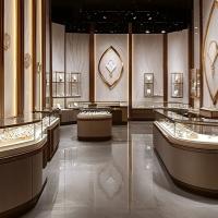 China Fashionable Luxury Jewelry Display Cases: Metal and Glass; Wooden Retail Display Cases; Custom-Sized LED Jewelry Display Cases for sale