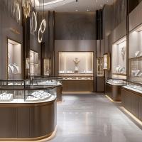 China Fashionable Luxury Jewelry Display Cases: Metal and Glass; Wooden Retail Display Cases; Custom-Sized LED Jewelry Display Cases for sale