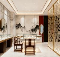 China High End Glass Jewelry Showcase with Lock Stainless Steel Frame Jewelry Shop Display for sale