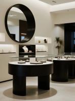 China Wholesale Jewellery Shop Furniture Custom Metal Wood Glass Retail Display Cabinet for sale