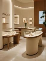 China Wholesale Jewellery Shop Furniture Custom Metal Wood Glass Retail Display Cabinet for sale