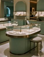 China Wholesale Jewellery Shop Furniture Custom Metal Wood Glass Retail Display Cabinet for sale
