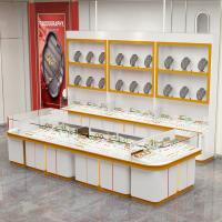 China Elegant Wooden Jewelry Showcase with Glass Sides for Retail Display for sale