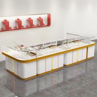 China Elegant Wooden Jewelry Showcase with Glass Sides for Retail Display for sale