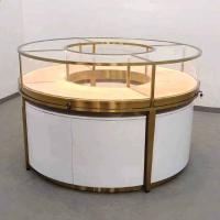 China Stylish Wood Jewelry Showcase with Glass Shelf for Jewelry Retail Store for sale
