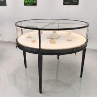 China Stylish Wood Jewelry Showcase with Glass Shelf for Jewelry Retail Store for sale