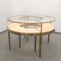 China Stylish Wood Jewelry Showcase with Glass Shelf for Jewelry Retail Store for sale