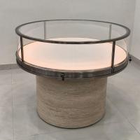 China Stylish Wood Jewelry Showcase with Glass Shelf for Jewelry Retail Store for sale