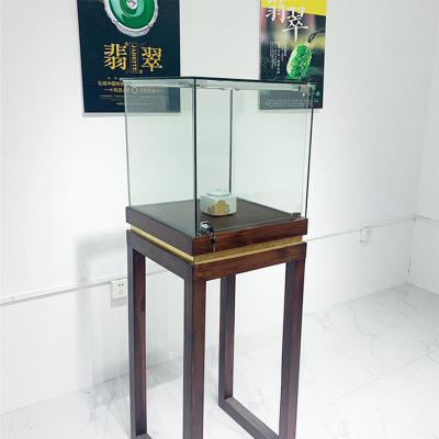 China High End Wood & Glass Jewelry Display Case with Lockable Glass Front for sale