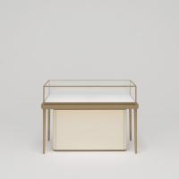 China Premium Wood Jewelry Display Cabinet with Glass Top for Countertop Use for sale
