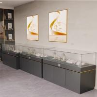 China High Quality Wooden Jewelry Showcase with Glass Sides for Retail Display for sale
