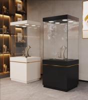 China High Quality Wooden Jewelry Showcase with Glass Sides for Retail Display for sale