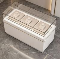 China Elegant LED Lighting Jewelry Cabinet Store Display Showcase and Counter for Interior Design for Jewellery Shops for sale