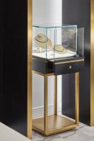 China Luxury Wooden Jewelry Cabinet with Glass Display Section & Lock System for sale