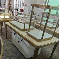 China Customized High-End Luxury Glass Jewelry Showcase with LED Lighting for Store Display Cabinet for sale