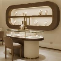 China Professional Jewelry Shop Interior Design Display Showcase Jewelry Shop Showroom 3D Rendering Design for sale