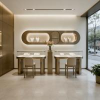 China High End Jewelry Antique Italian Display Cabinet Glass Counter Design for Jewellery Shop Furniture for sale