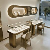 China High End Jewelry Antique Italian Display Cabinet Glass Counter Design for Jewellery Shop Furniture for sale