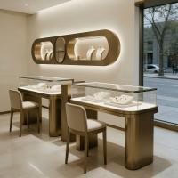 China High End Jewelry Antique Italian Display Cabinet Glass Counter Design for Jewellery Shop Furniture for sale