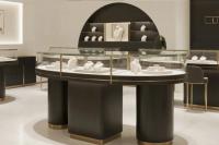 China High End Wooden Jewelry Glass Display Cabinet Multifunctional Front Cabinet for Jewelry Shop for sale
