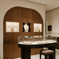 China Retail Jewelry Watch Shop Interior Design Customized Jewellery Showroom Front Display Counter for sale