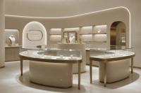 China High End Jewellery Shop Interior Design Vitrine Jewelry Display Showcase Boutique Front Display Cabinet for sale