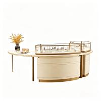 China Modern Design LED Lighting Jewelry Display Cabinet Dust Proof Jewelry Showcase for Retail Store & Showroom for sale