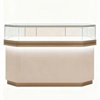 China Classic Wooden Jewelry Showcase with Glass Cabinet for Jewelry Shop for sale