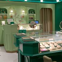 China Luxury Wooden Jewelry Display Furniture with Glass Display Area for sale